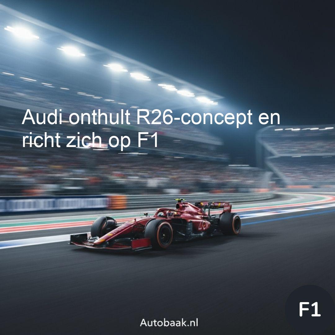 Audi unveils R26 concept and targets F1 - Autobaak.co.uk